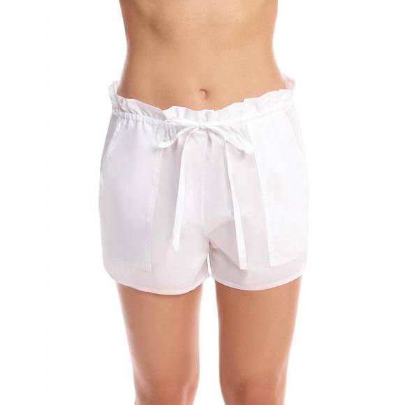 Commando | Shorts | New Commando Cotton Voile Pleated Short In White ...